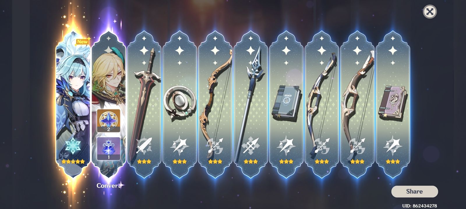 One pull for Eula weapon Genshin Impact | HoYoLAB