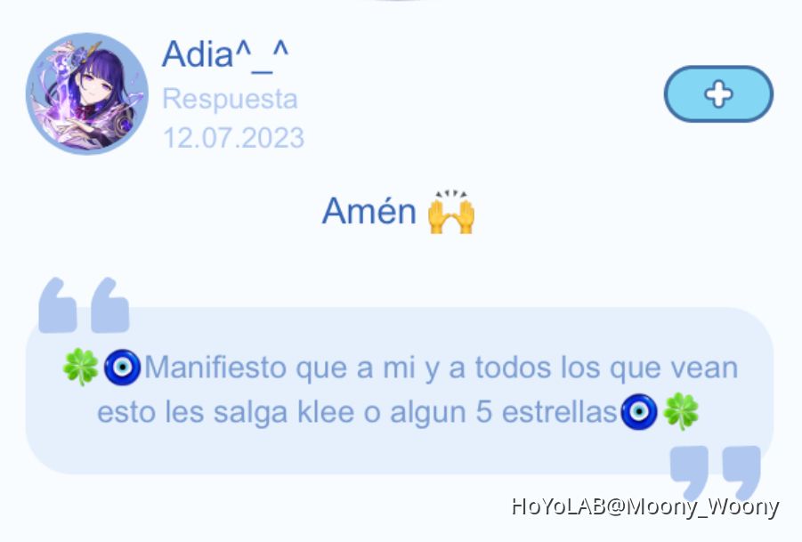 Lo manifiesto para todos los que lo vean | HoYoLAB