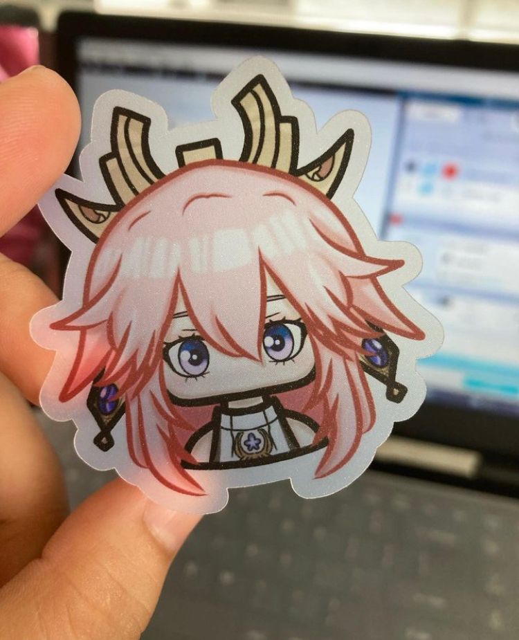Yae Miko Transparent Sticker Genshin Impact | HoYoLAB