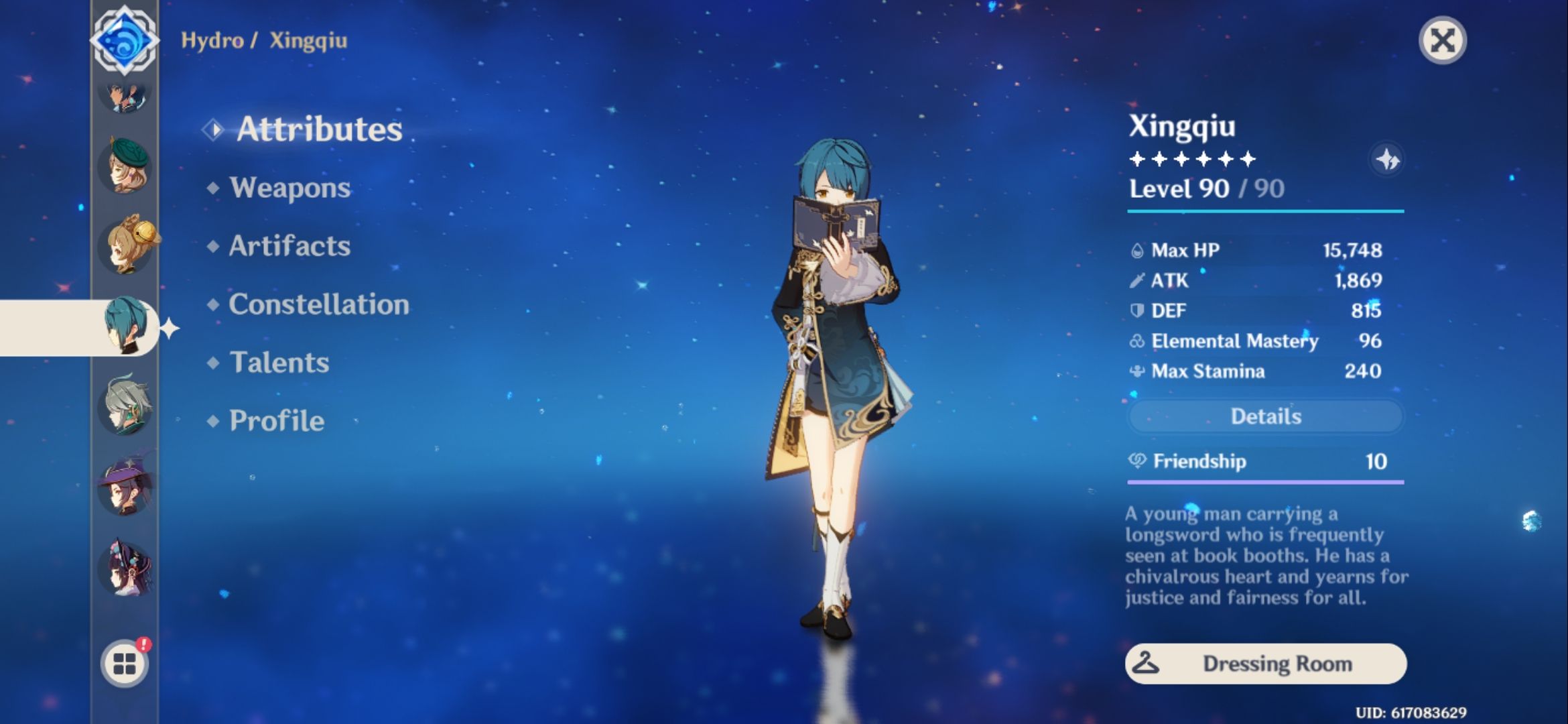 My Xingqiu Build Genshin Impact | HoYoLAB