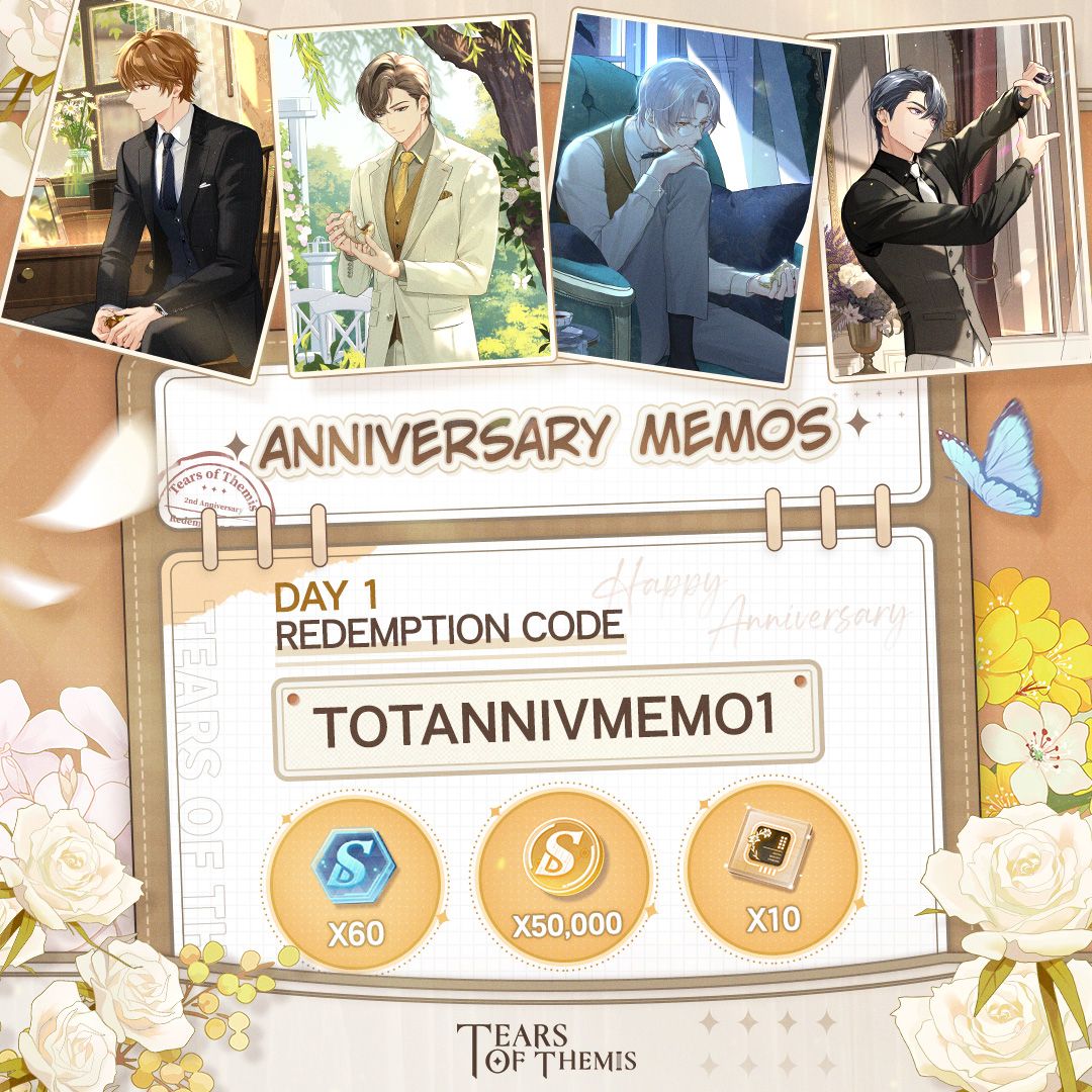 Tears of Themis | 8 Redemption Codes Tears of Themis | HoYoLAB