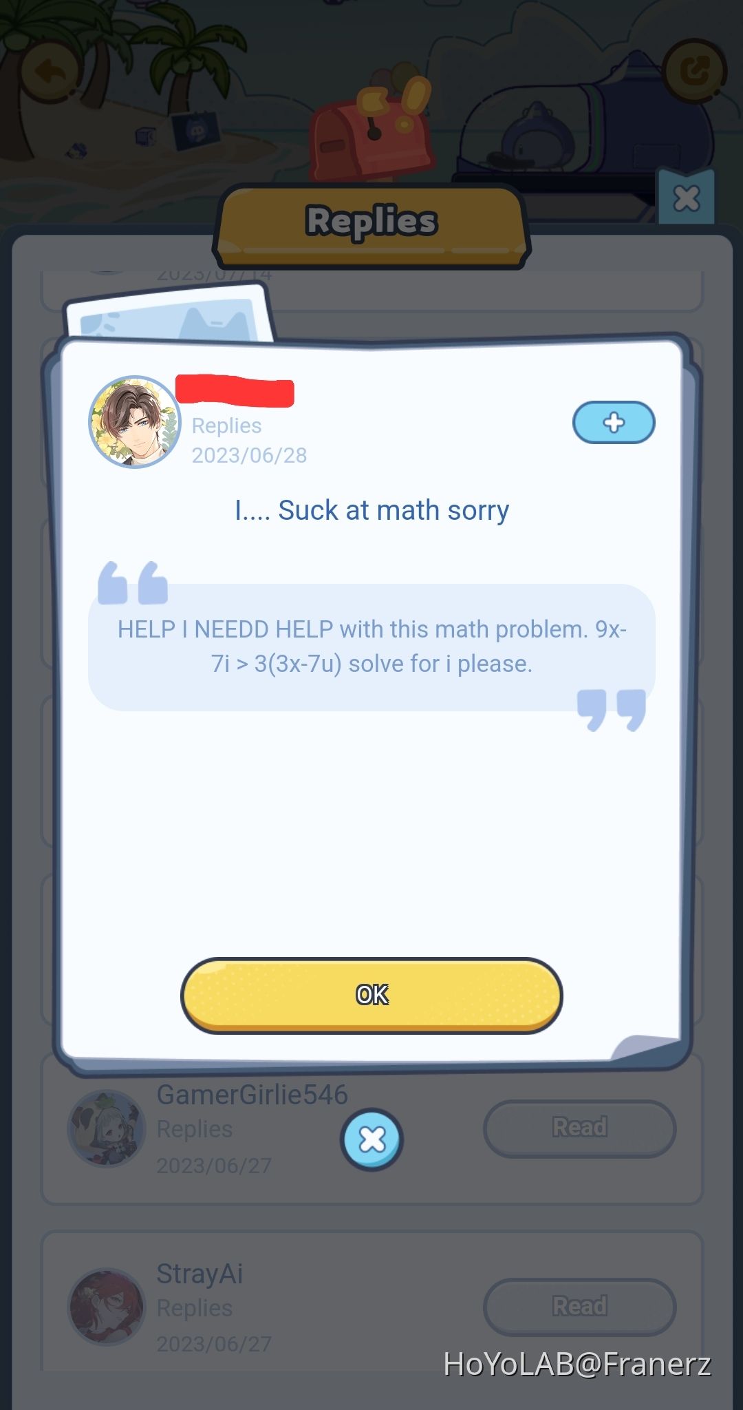 math isnt fun | HoYoLAB