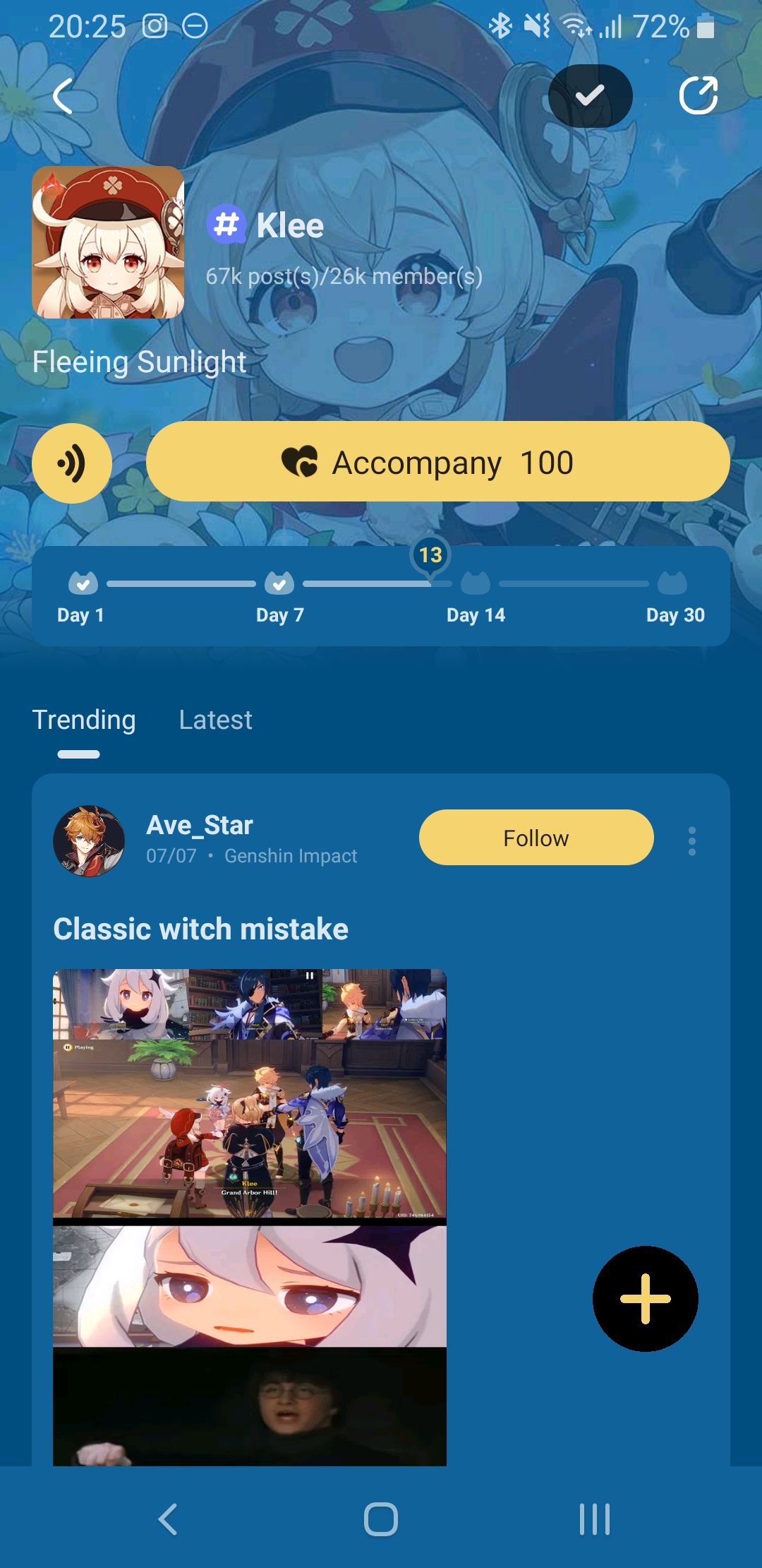 100 days with klee ^^ Genshin Impact | HoYoLAB