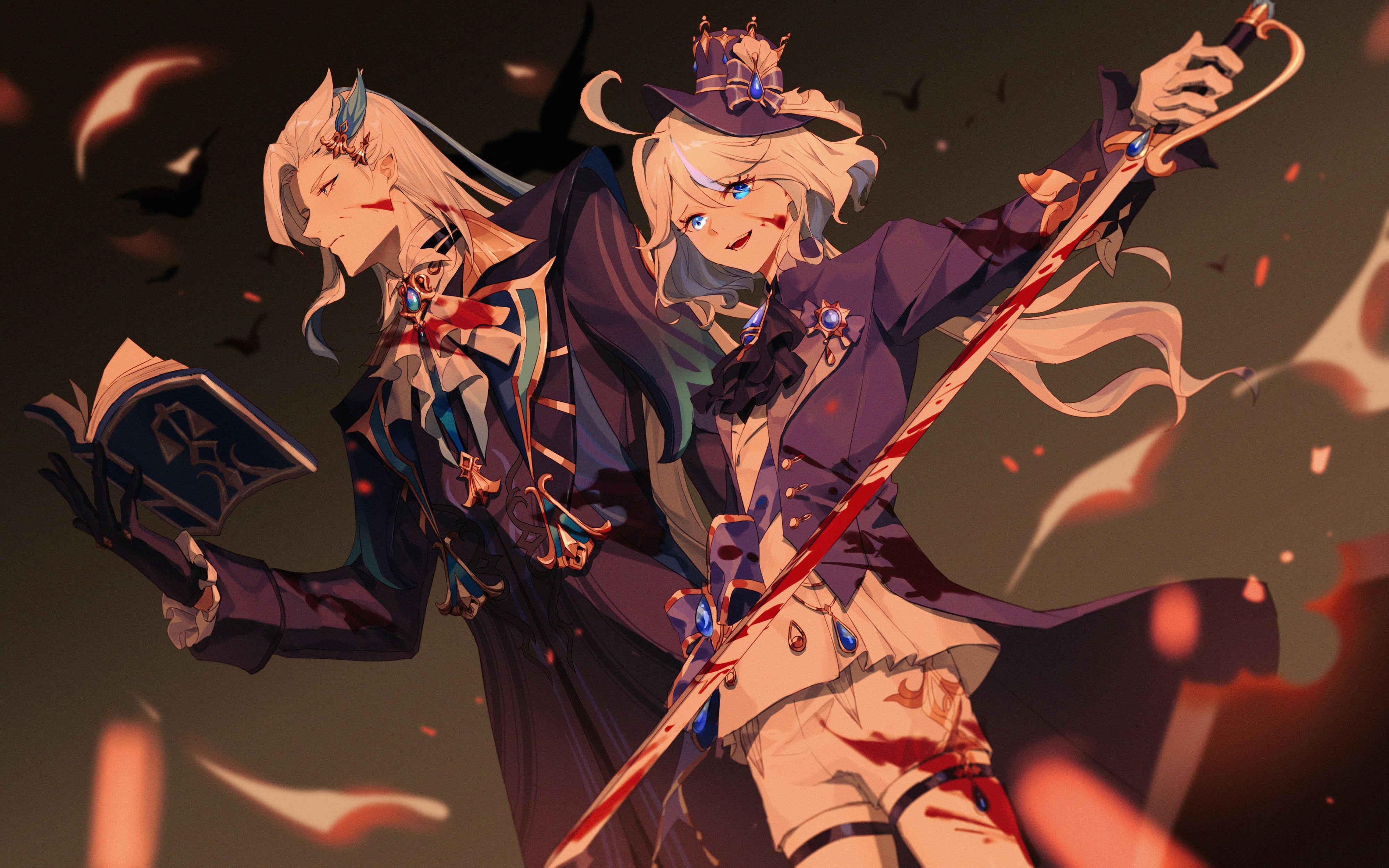 Focalor and Neuvillette Wallpaper Genshin Impact | HoYoLAB