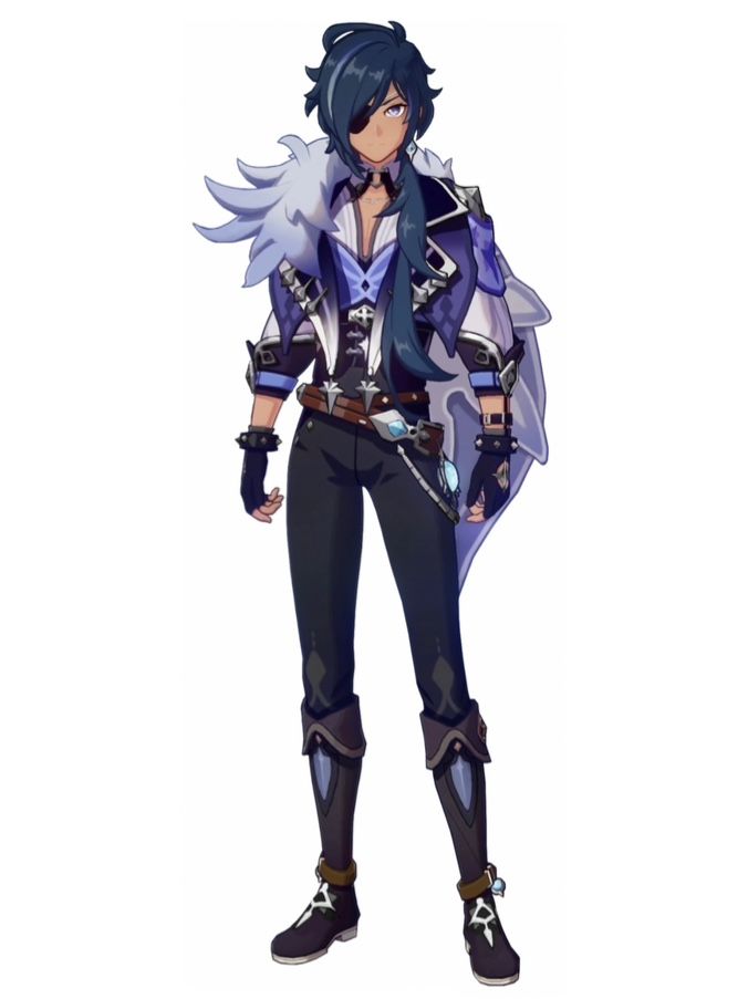 Kaeya if his accessories were silver instead of gold Genshin Impact ...