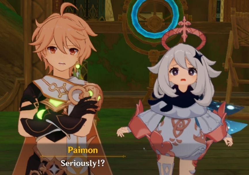 Disappointed Aether and Paimon Genshin Impact | HoYoLAB