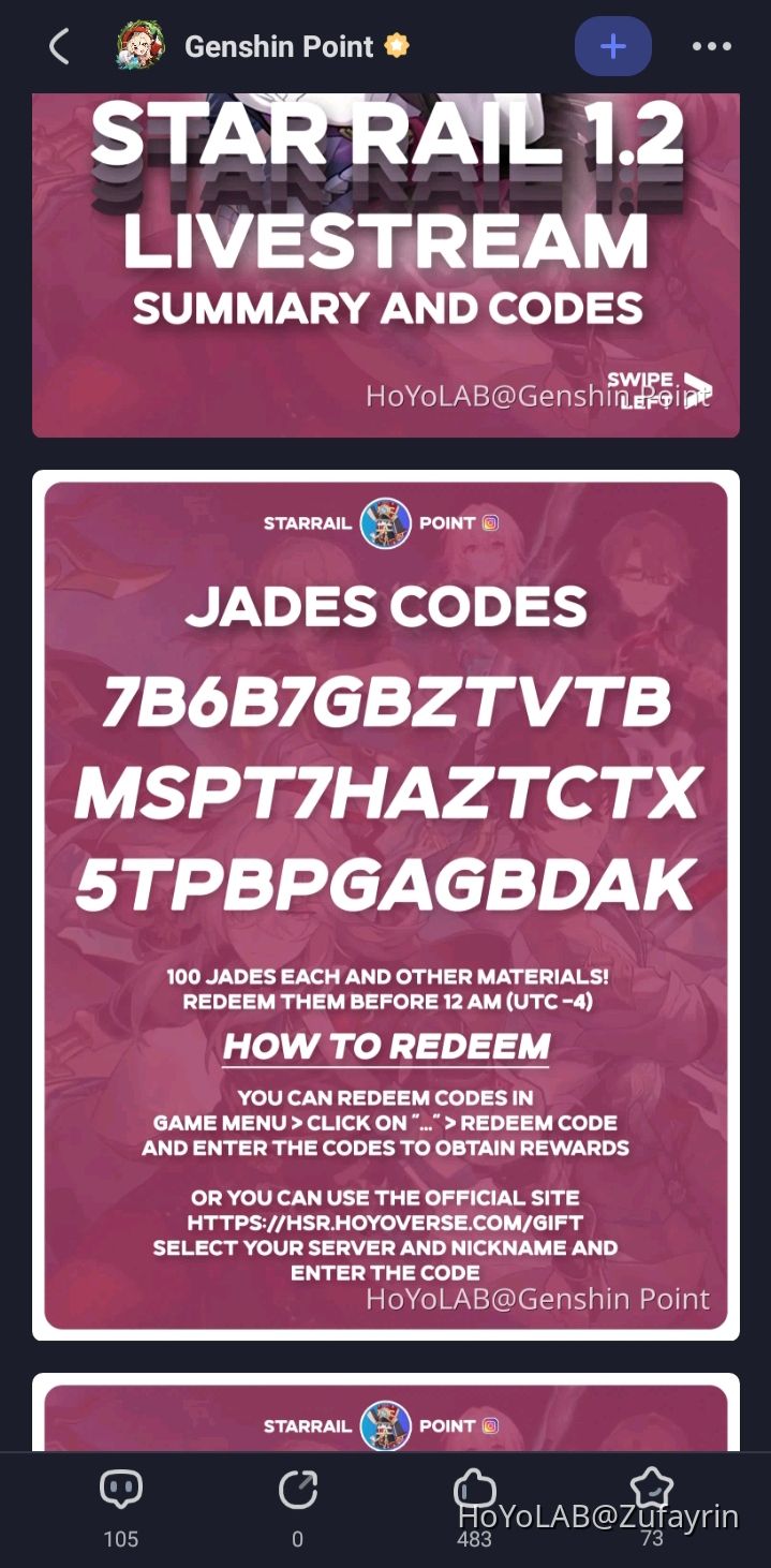 I'm too busy to claim it😭 Honkai: Star Rail | HoYoLAB