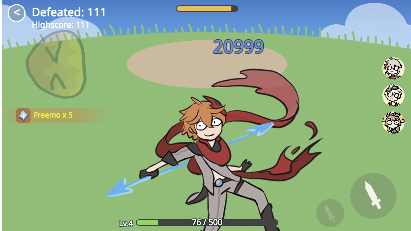 When your silly wisher does more damage than your actual genshin ...