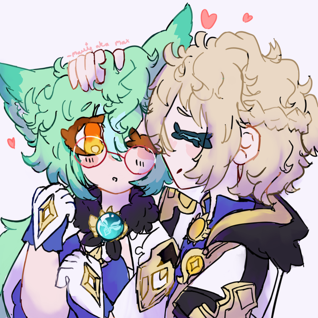 Sucrose x Albedo fan art Genshin Impact | HoYoLAB