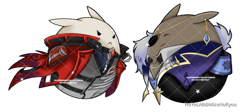 Dark Dodo Hero Diluc and Dodo Captain Kaeya! Genshin Impact | HoYoLAB