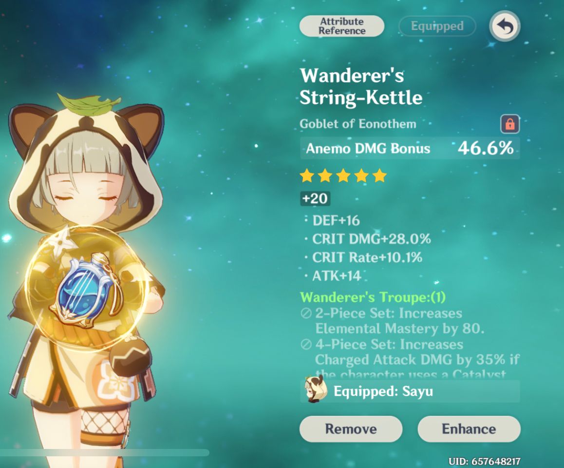 HELP I ONLY USE AND HAVE ONE ANEMO CHARACTER AND ITS SAYU 💀 Genshin ...