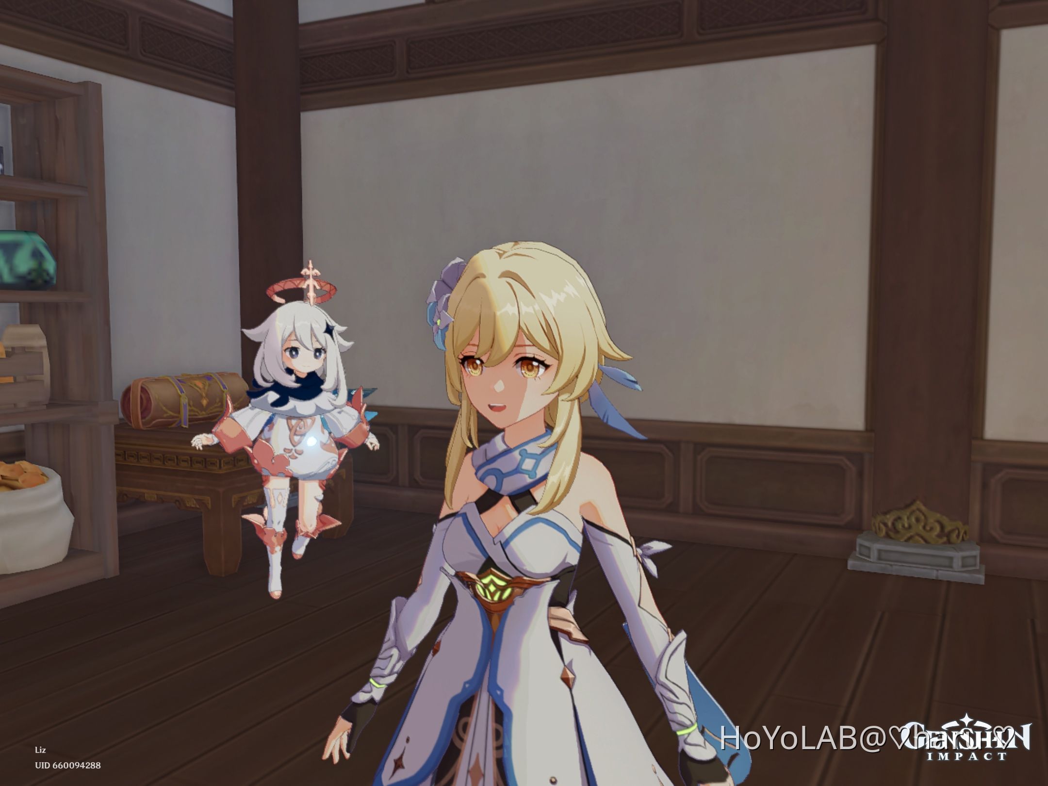 Lumine and Paimon in the teapot Genshin Impact | HoYoLAB