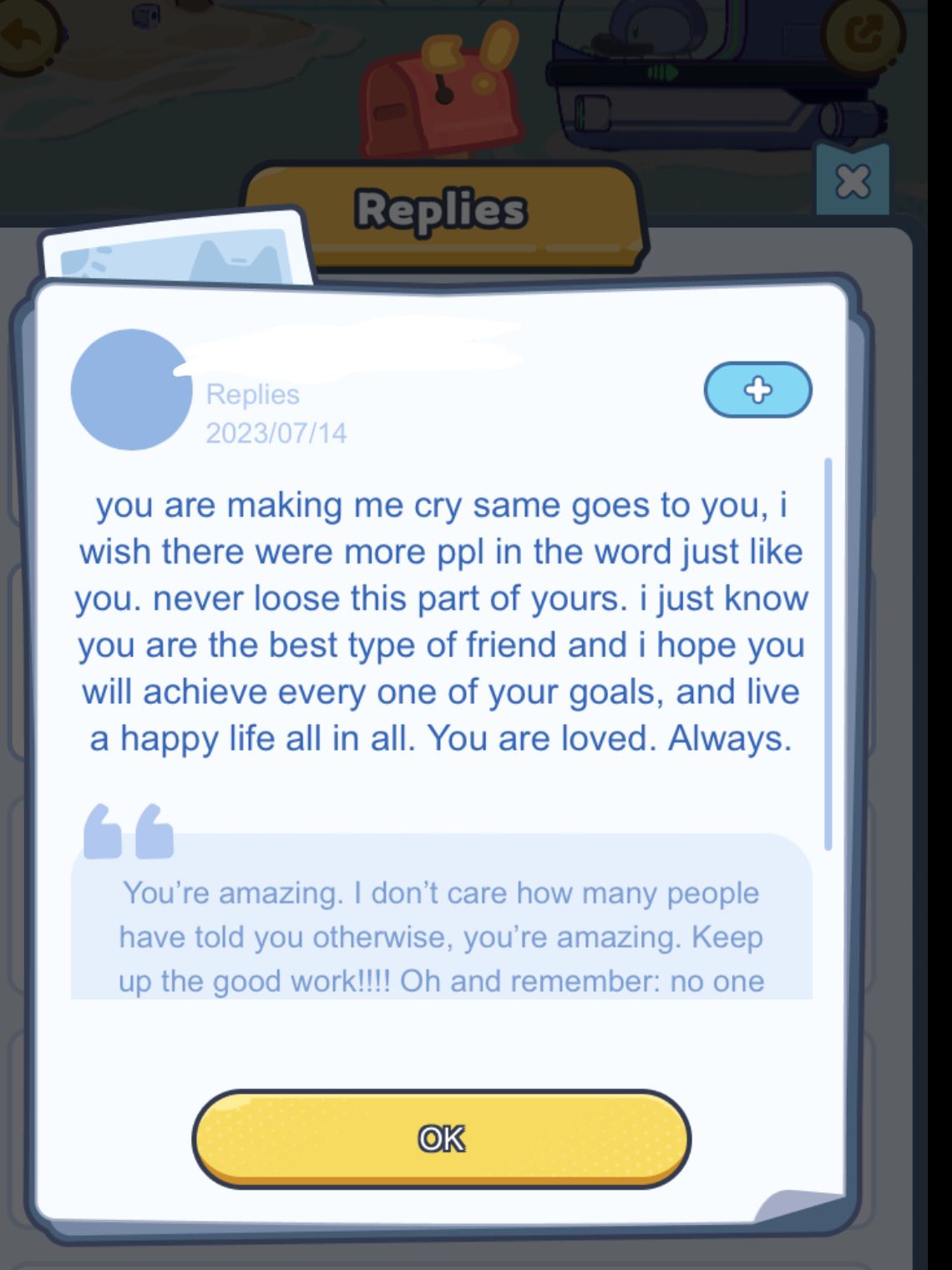 I got these right after- this is why I like sending nice things