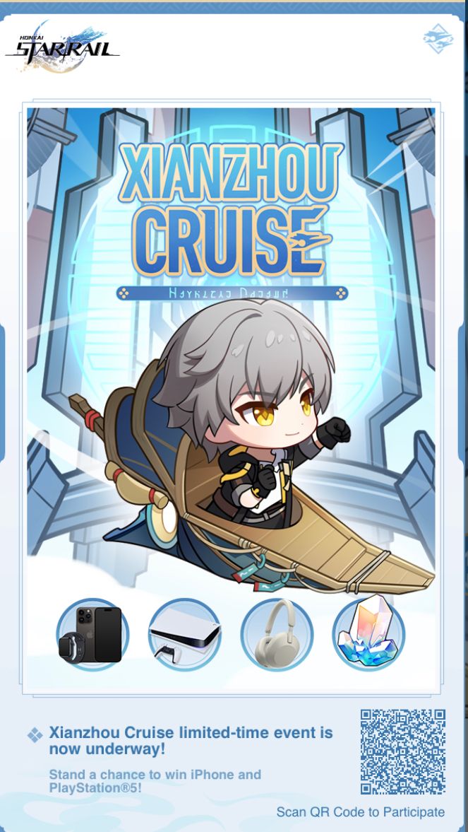 Take place in the Xianzhou Cruise event!! 🥳 Honkai: Star Rail | HoYoLAB