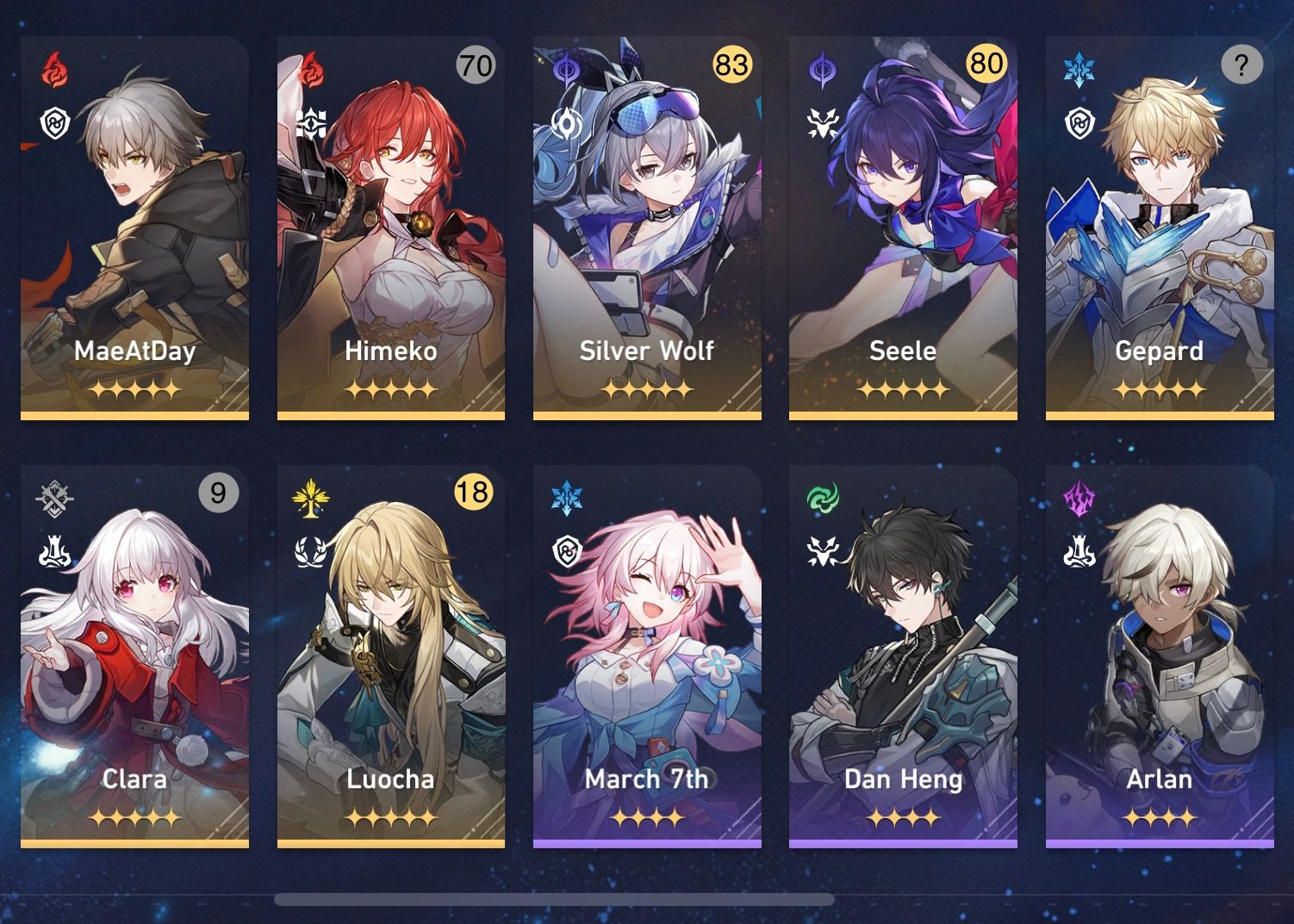 Pity Counter for 5*s Honkai: Star Rail | HoYoLAB
