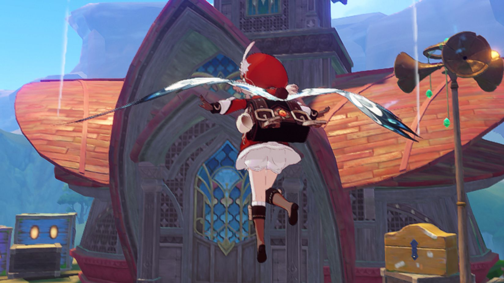 Klees summer adventure part 5 saving the flying city Genshin Impact ...