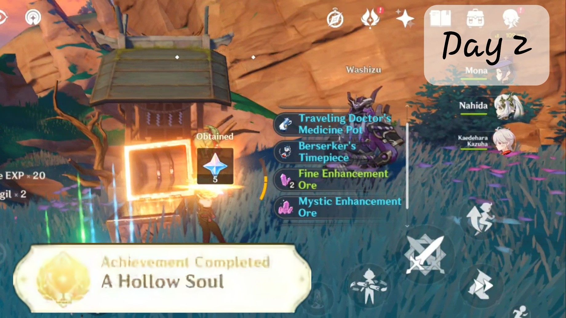 {Inazuma Hidden Achievement} ~ How to: "A Hollow Soul" ~ Day 2 Genshin ...