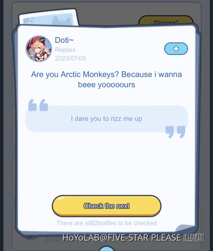 I dare you to rizz me up | HoYoLAB