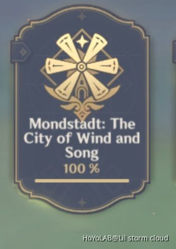 100% Mondstadt Genshin Impact | HoYoLAB