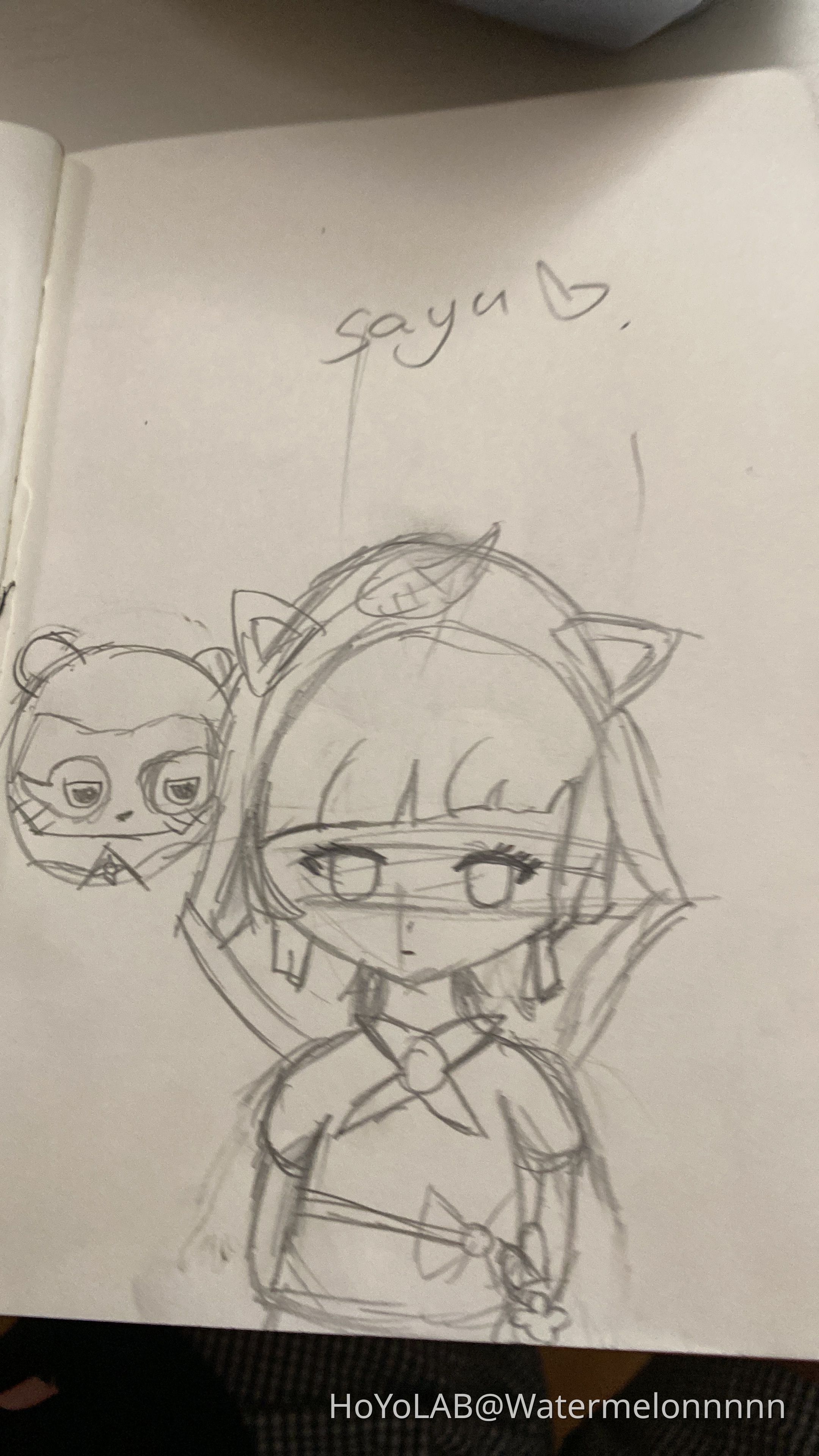 I drew sayu for no reason as well Genshin Impact | HoYoLAB