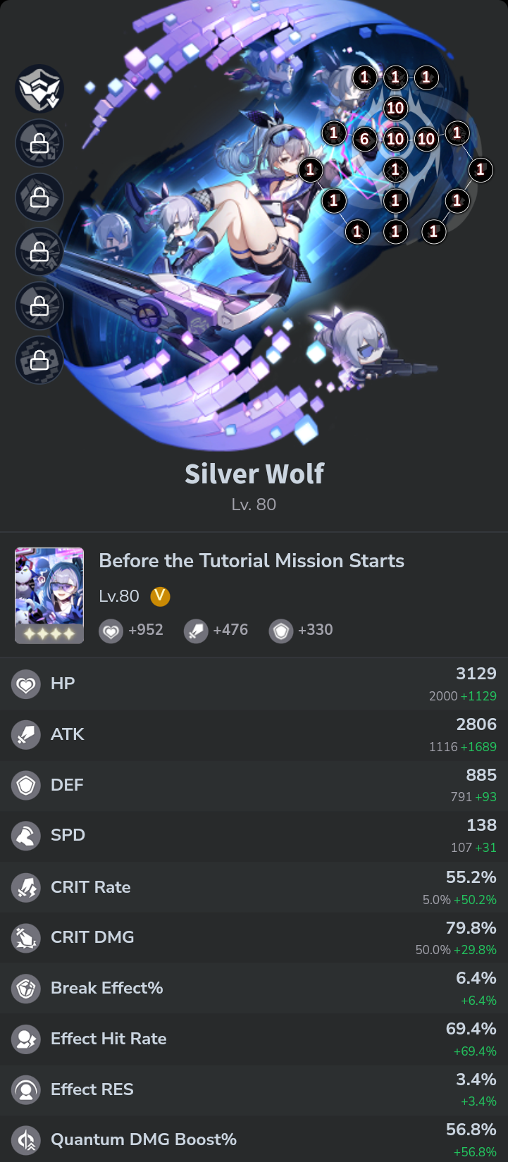 My current Silver Wolf build (wip) 🤣😝🥳 Honkai: Star Rail | HoYoLAB