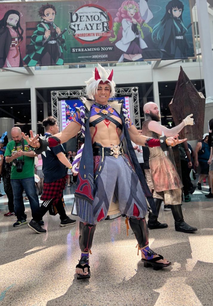 my cosplay as ARATAKI NUMERO UNO ITTO Genshin Impact | HoYoLAB