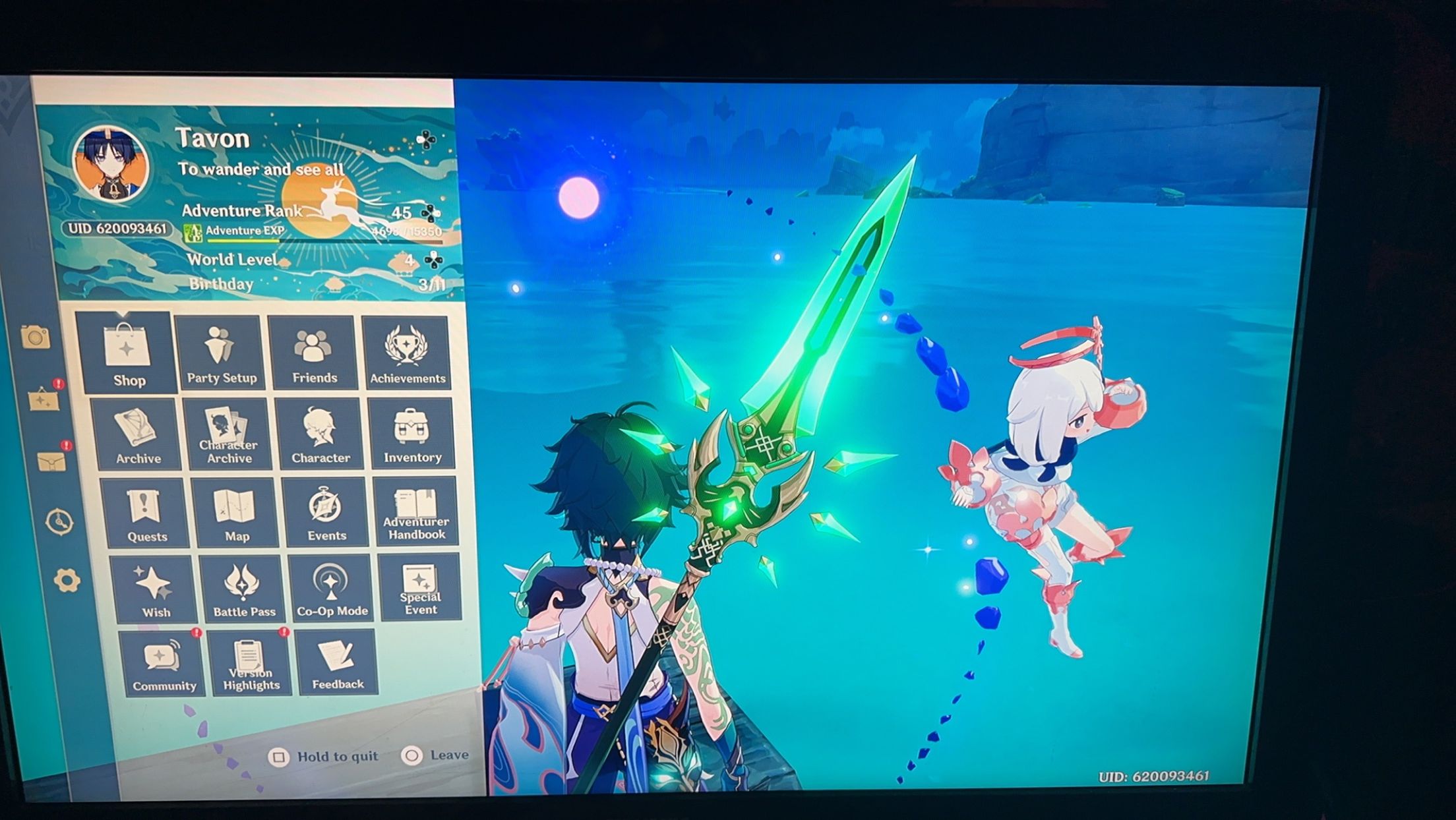 Did you know Paimon was interactive in the pause menu?!? Genshin Impact ...