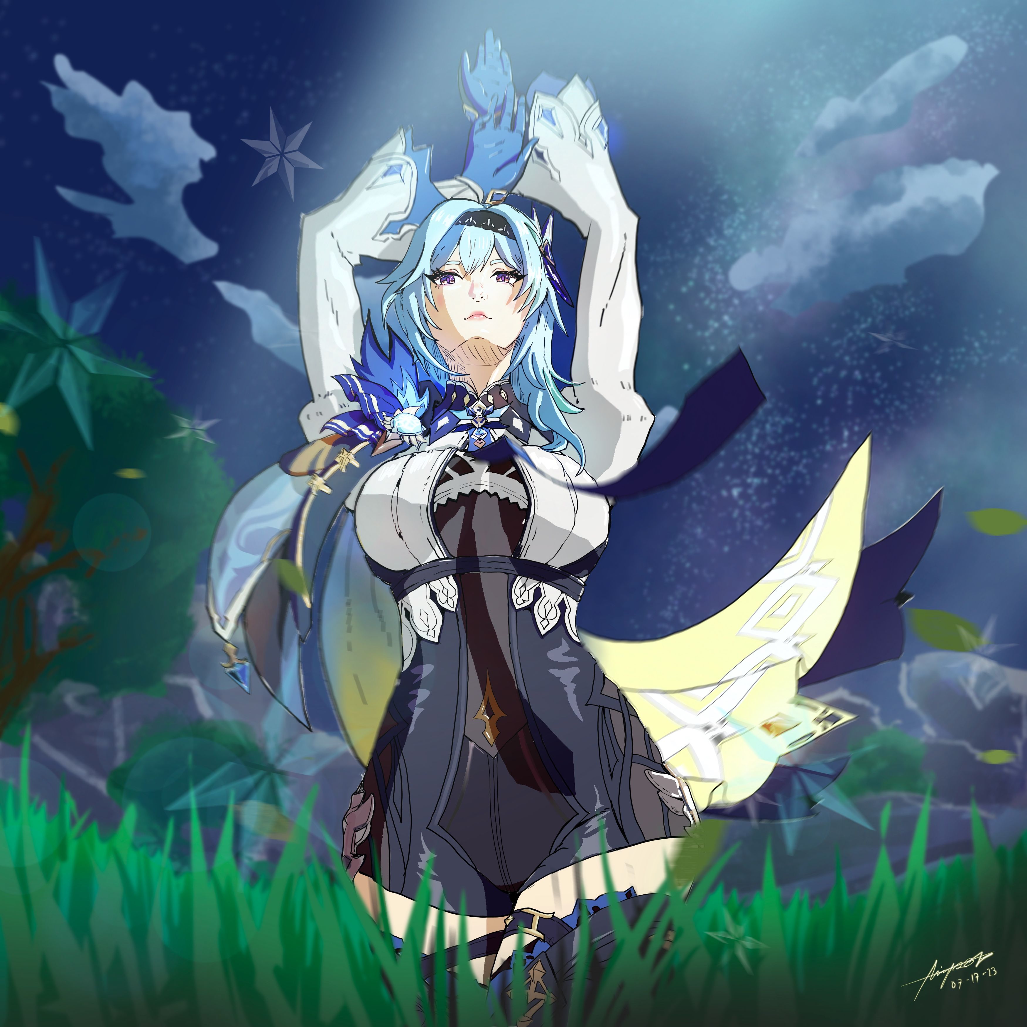 Eula Fanart Genshin Impact | HoYoLAB