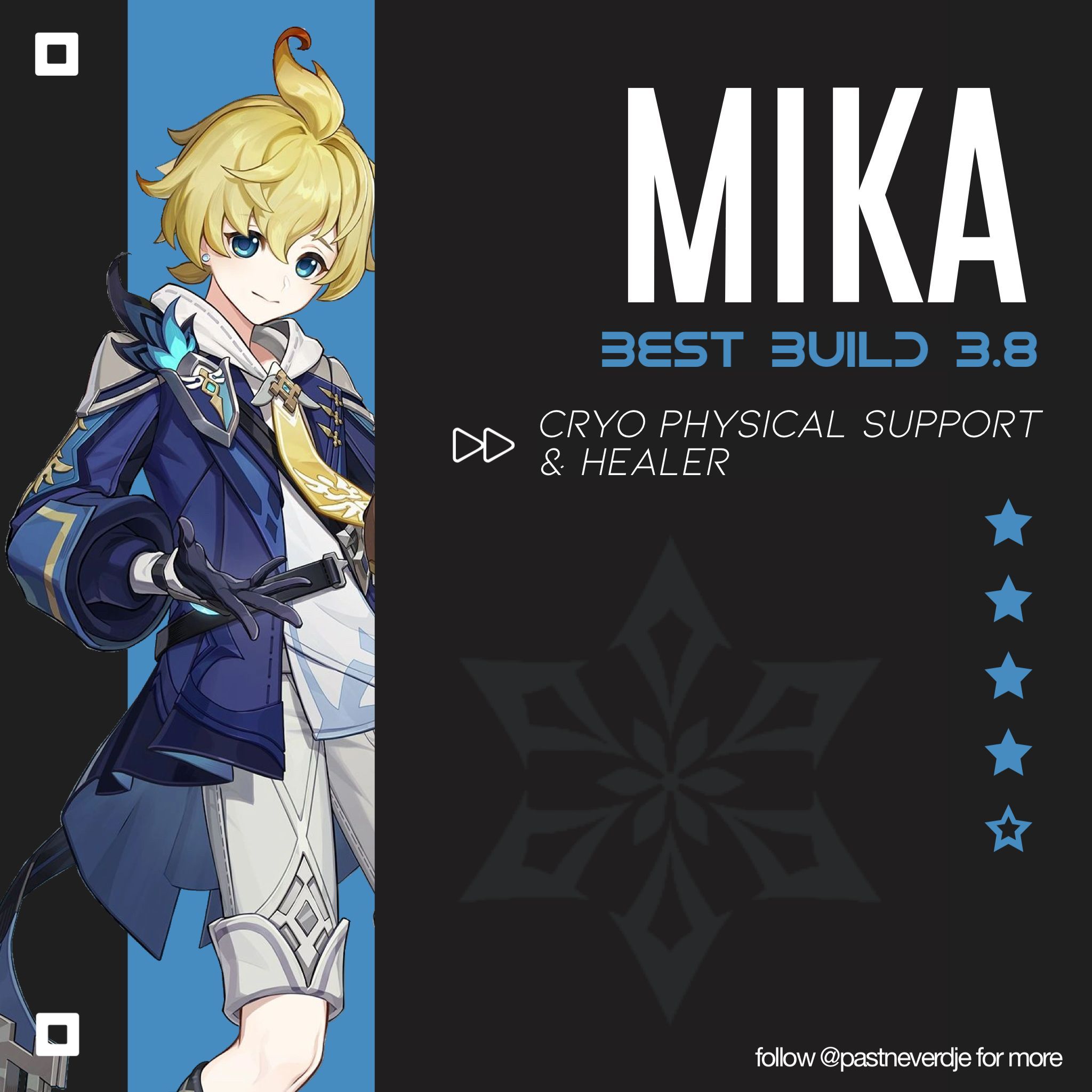 [3.8] Mika - best build physical support Genshin Impact | HoYoLAB