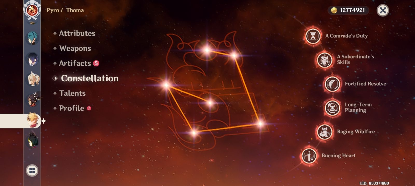 C6 thoma Genshin Impact | HoYoLAB