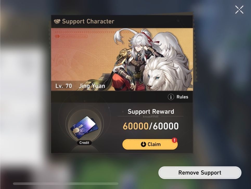 Jing Yuan worked hard during the double rewards event lol Honkai: Star ...