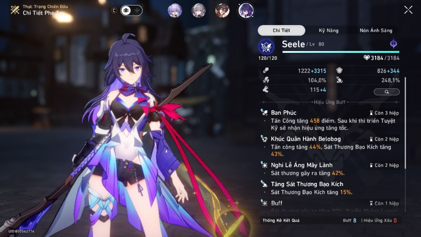 Khi Seele e0 có full buff thì sẽ như thế nào? Honkai: Star Rail | HoYoLAB