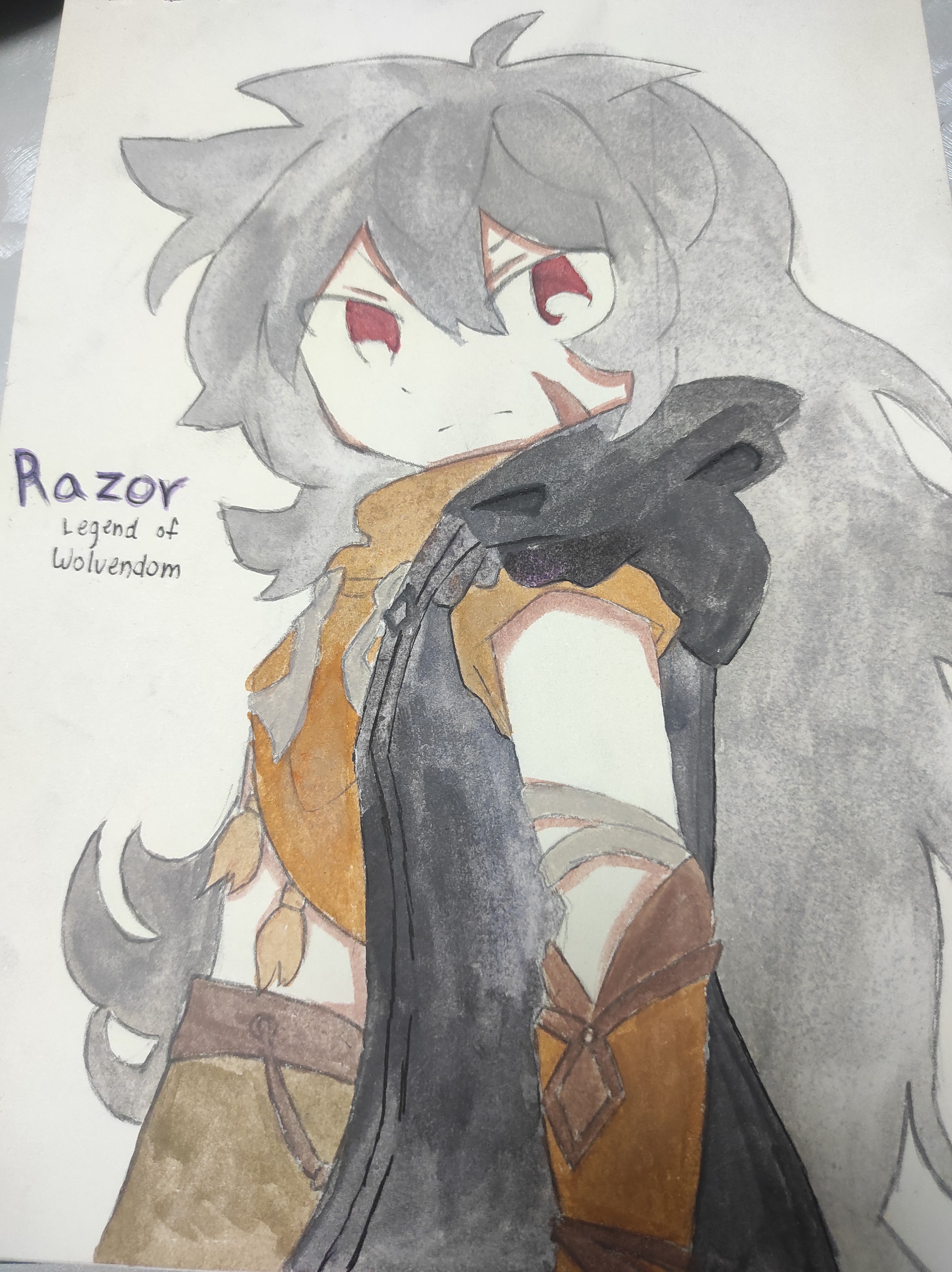 I drew Razor!! Genshin Impact | HoYoLAB