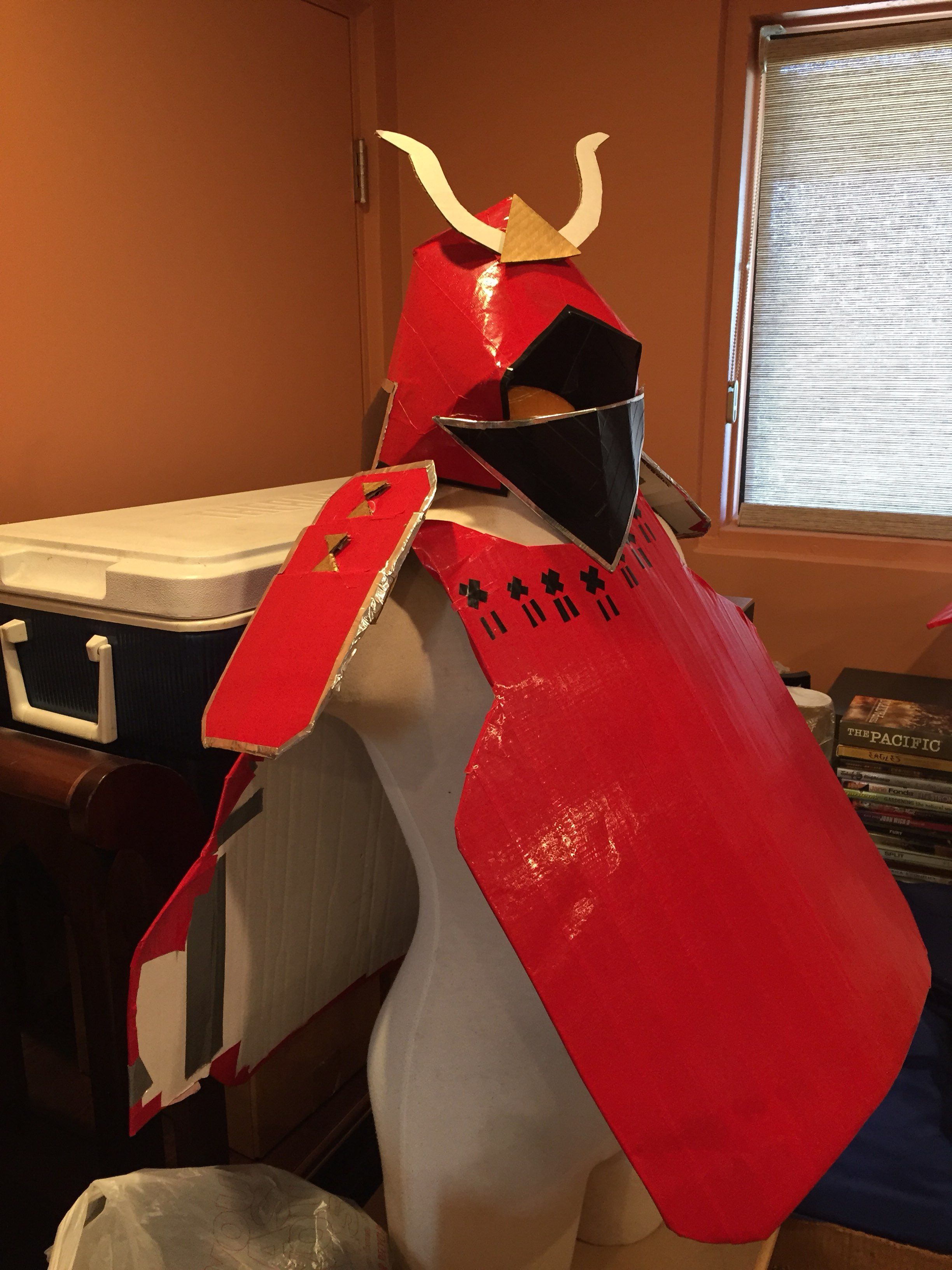 Samurai Armor is done, 32 Total Hours (1 and Half Sleepless Nights ...