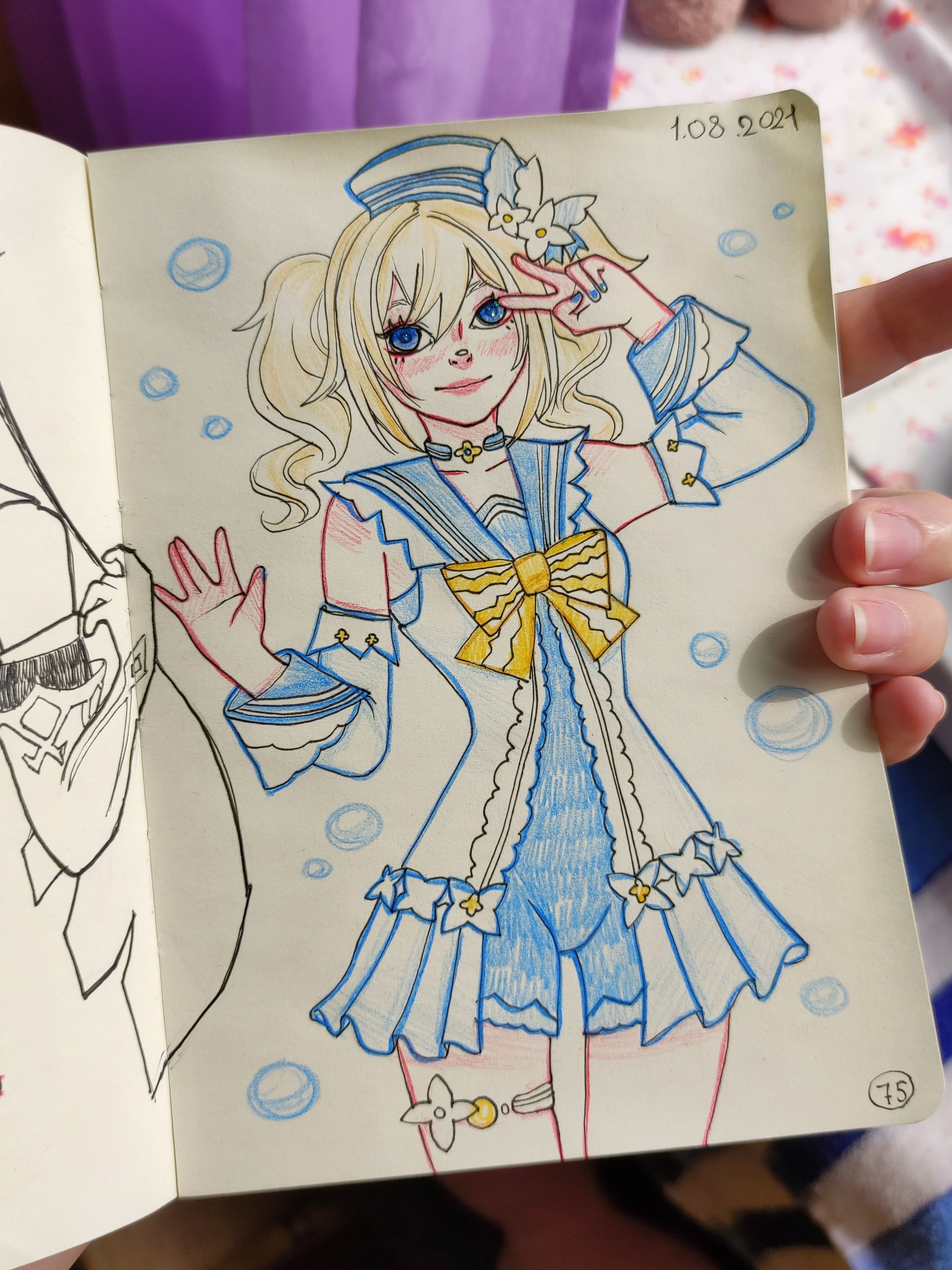 Old drawings in a sketchbook, vol.1 Genshin Impact | HoYoLAB