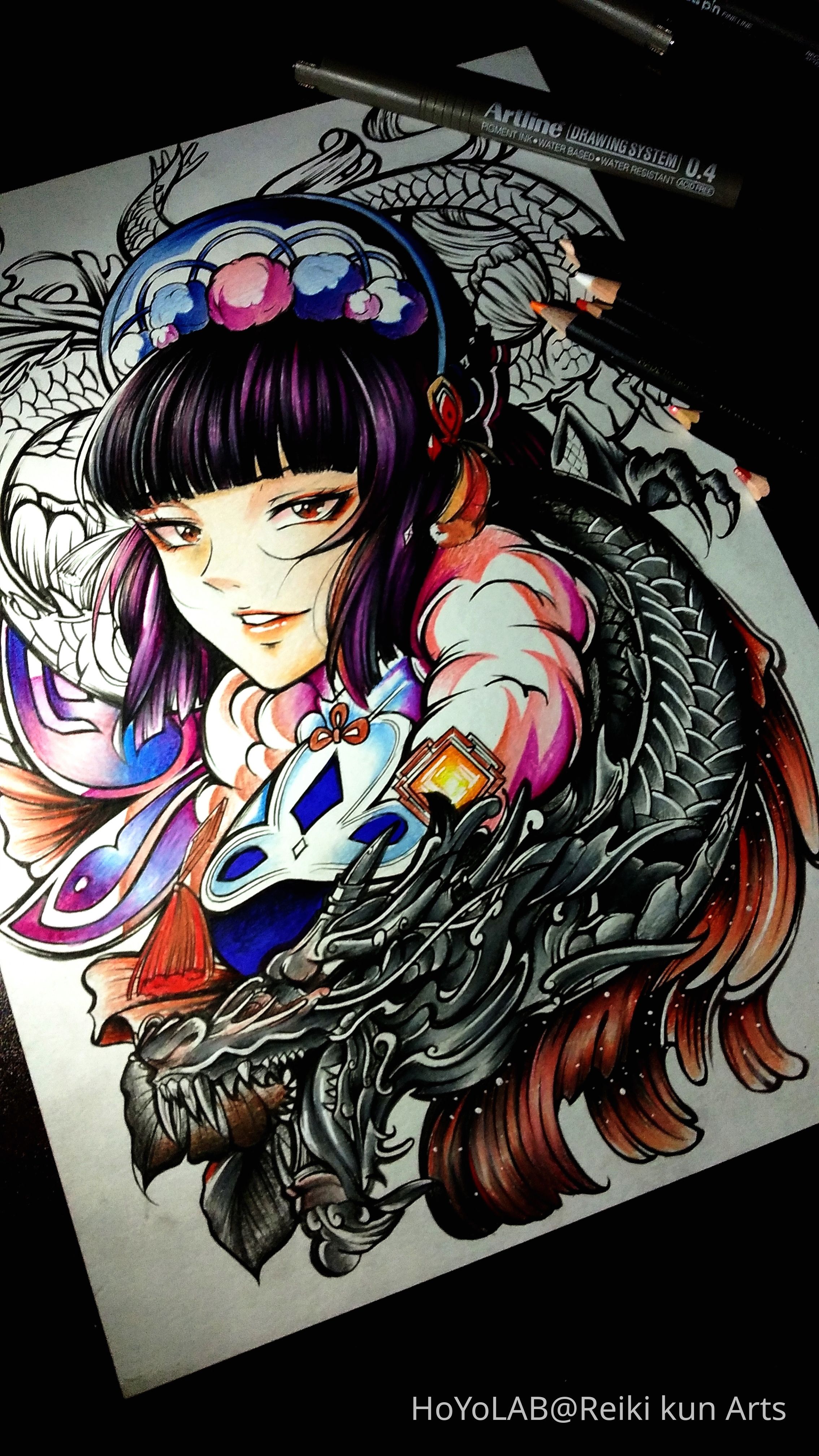 Update on my Yunjin drawing Genshin Impact | HoYoLAB