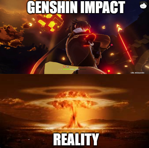 Zhongli meteor vs real life (explosion edition) Genshin Impact | HoYoLAB