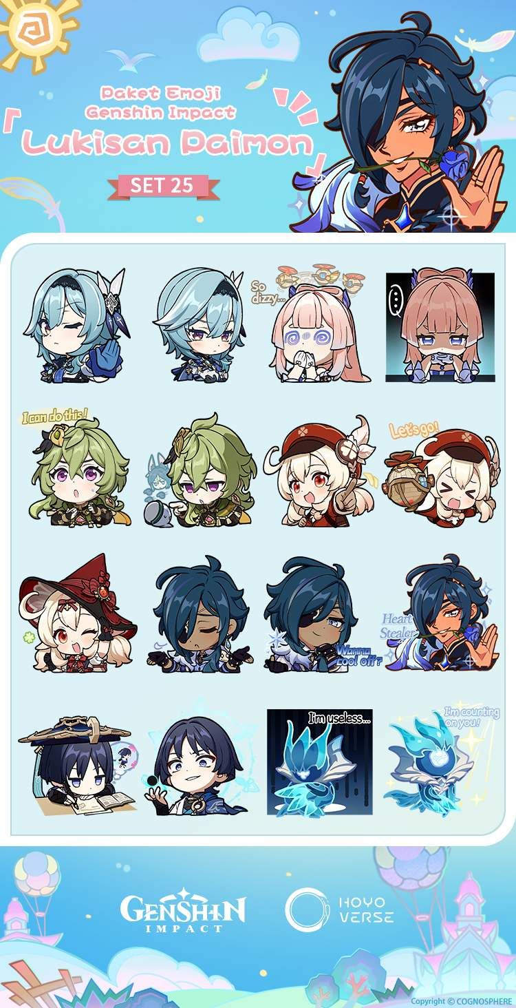 Bulletin Board #2023/07/18 - STIKER BARU? LHO ADA JAMET?!!! Genshin ...