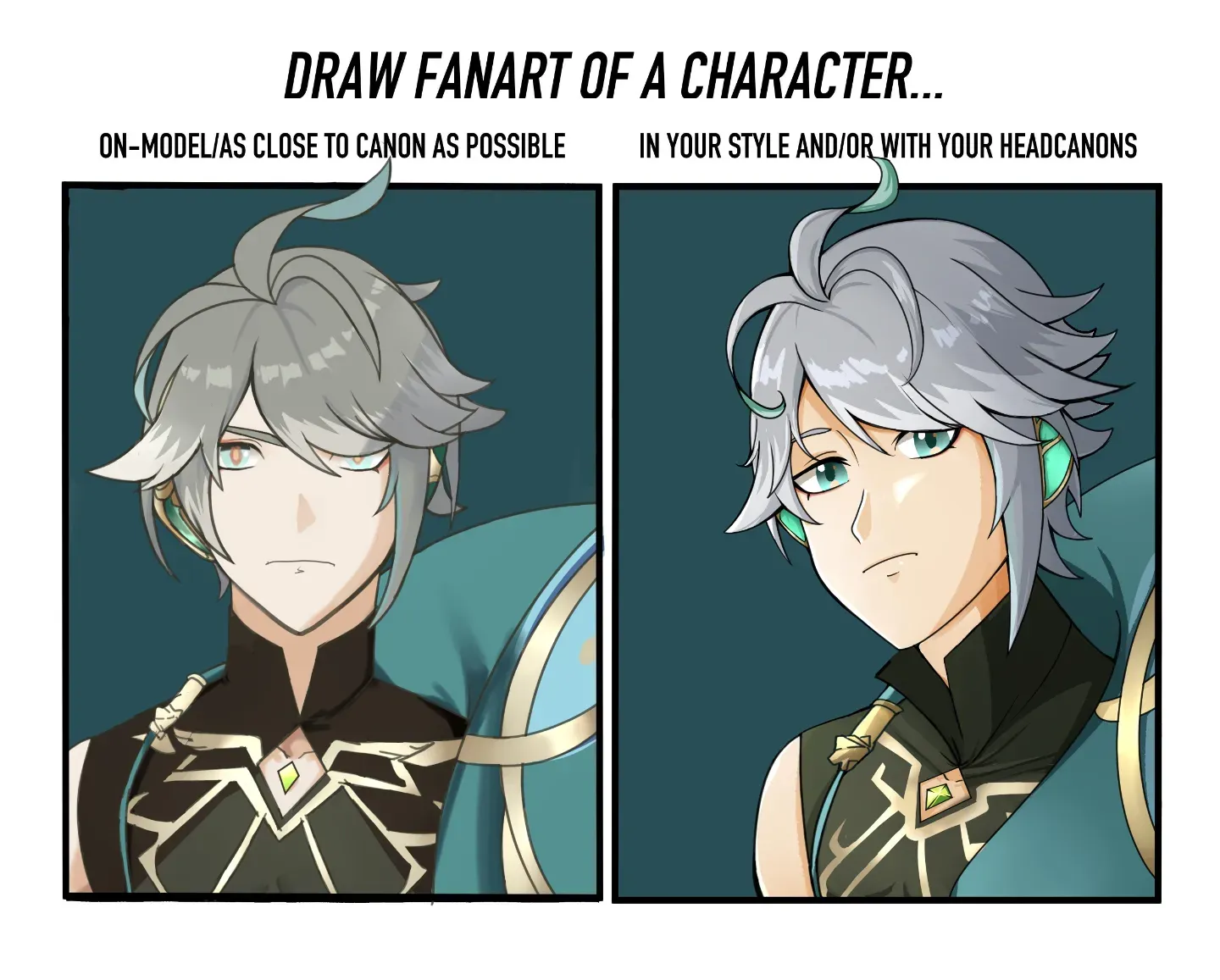 Fanart in Your Style and Official Style Genshin Impact | HoYoLAB