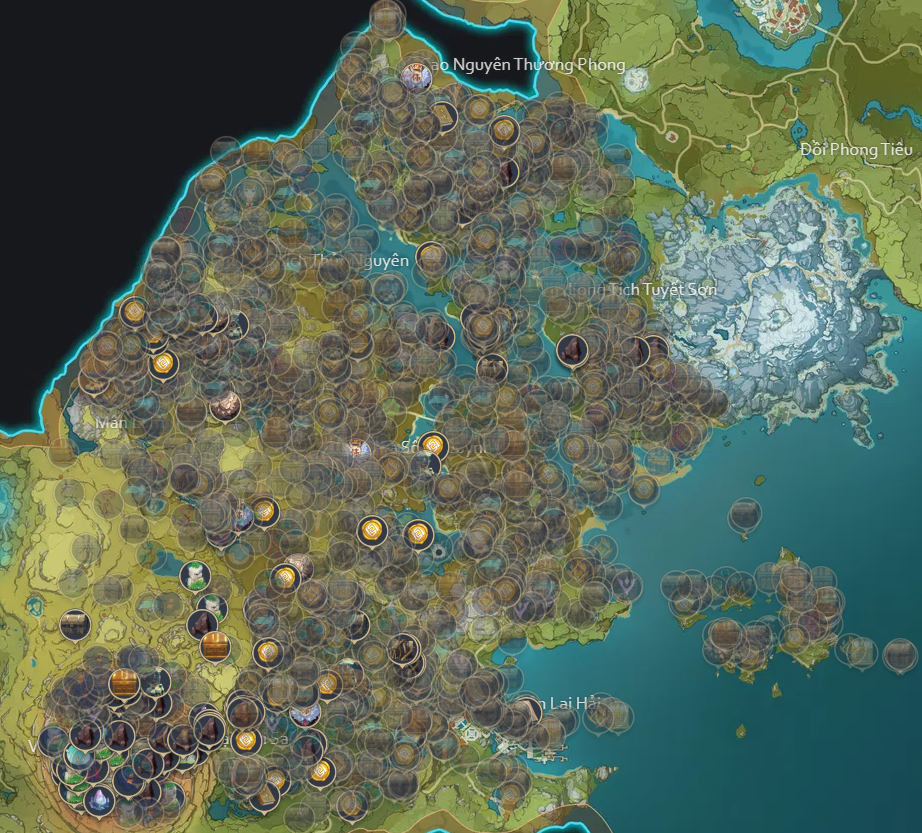 Map Liyue xưa và nay (Tạo acc mới chơi) Genshin Impact | HoYoLAB