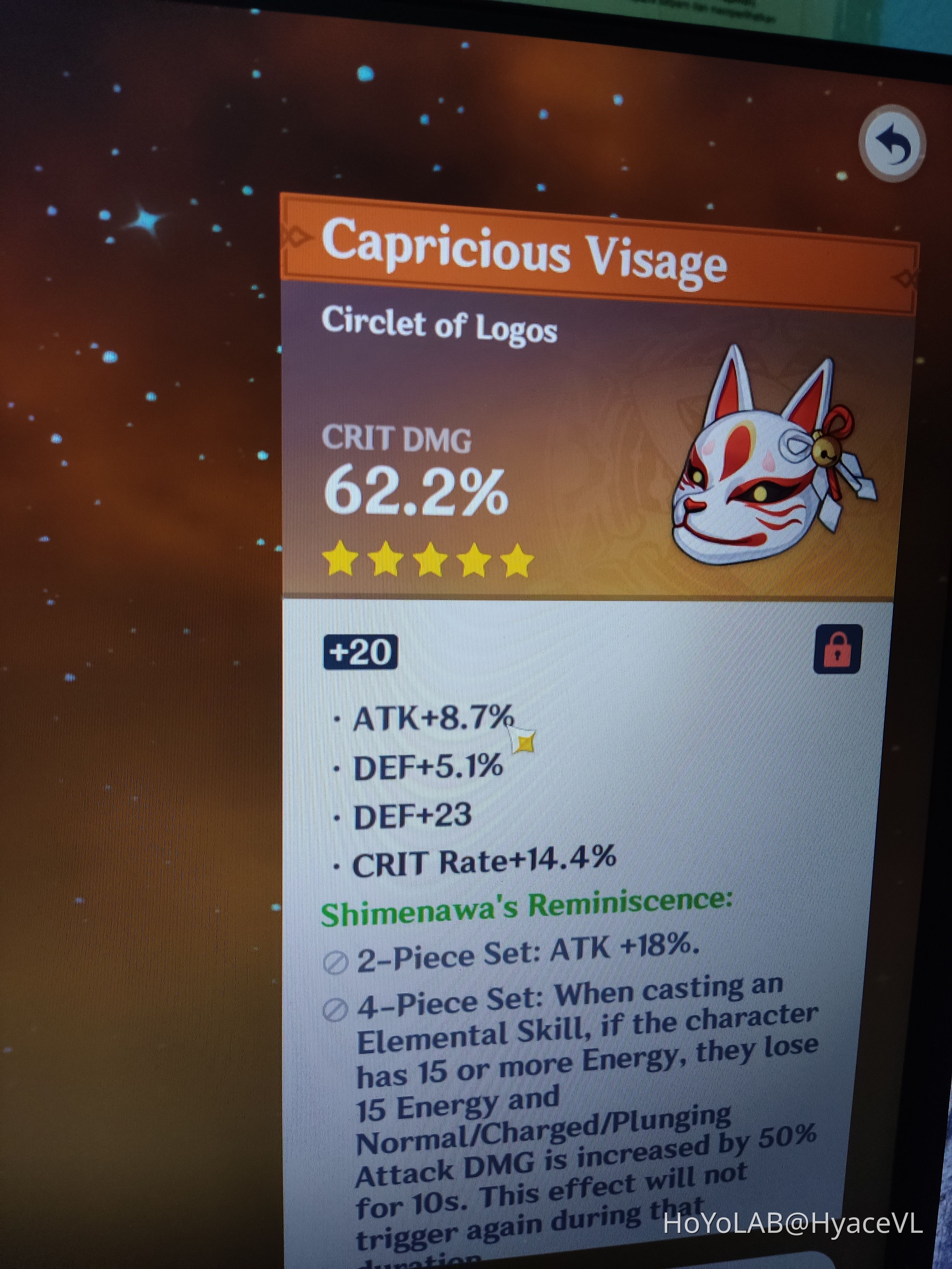 Closest perfect artifact so far Genshin Impact | HoYoLAB