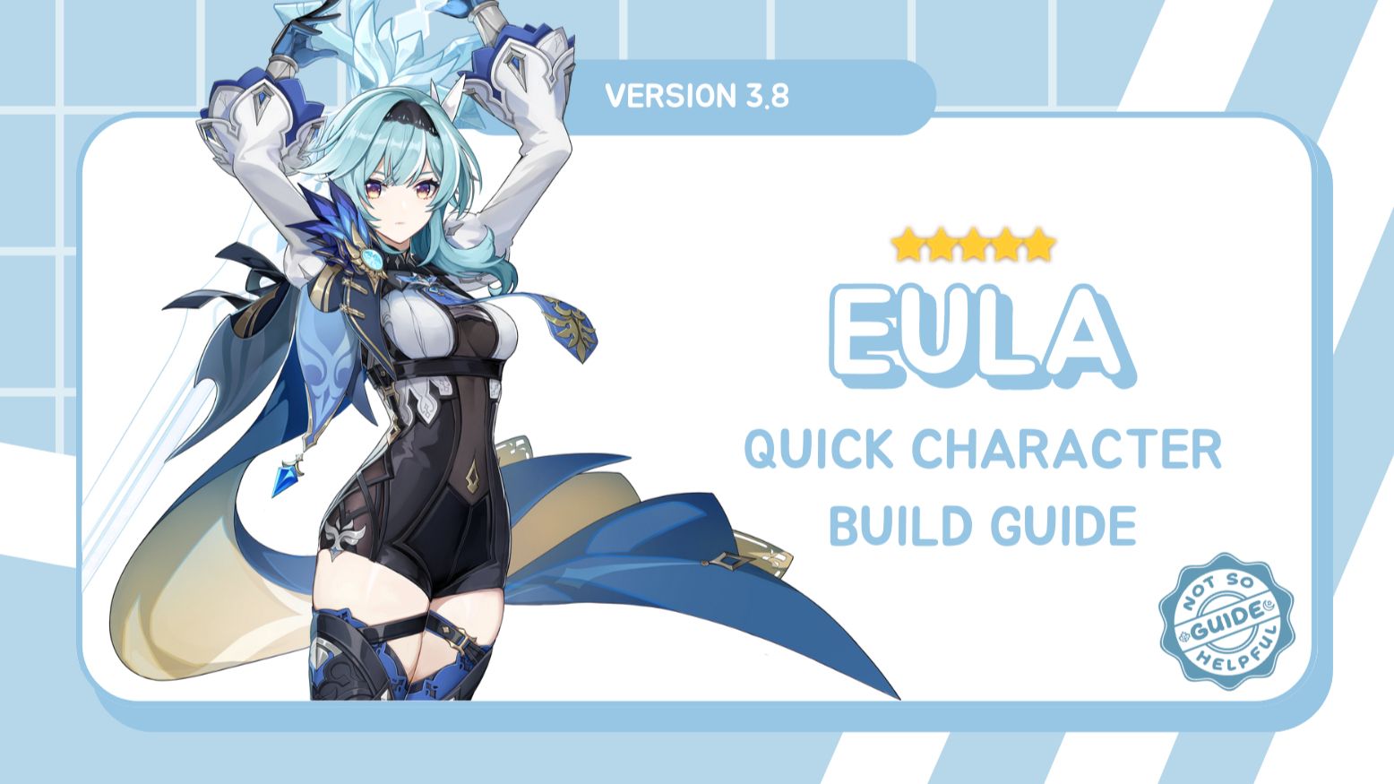 Ver 3.8 | A Not-So Helpful Quick Guide on Building the Newest Character, Eula! Genshin Impact ...