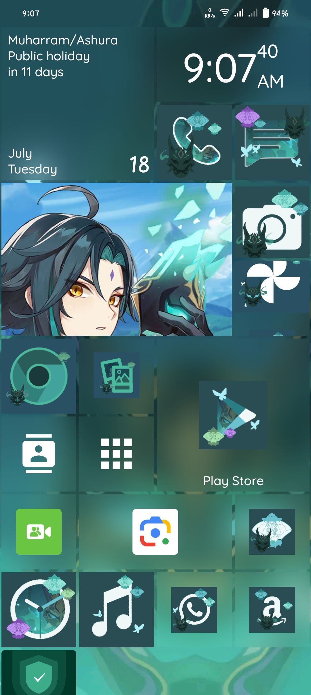 My #xiao theme for android @xiao Genshin Impact | HoYoLAB