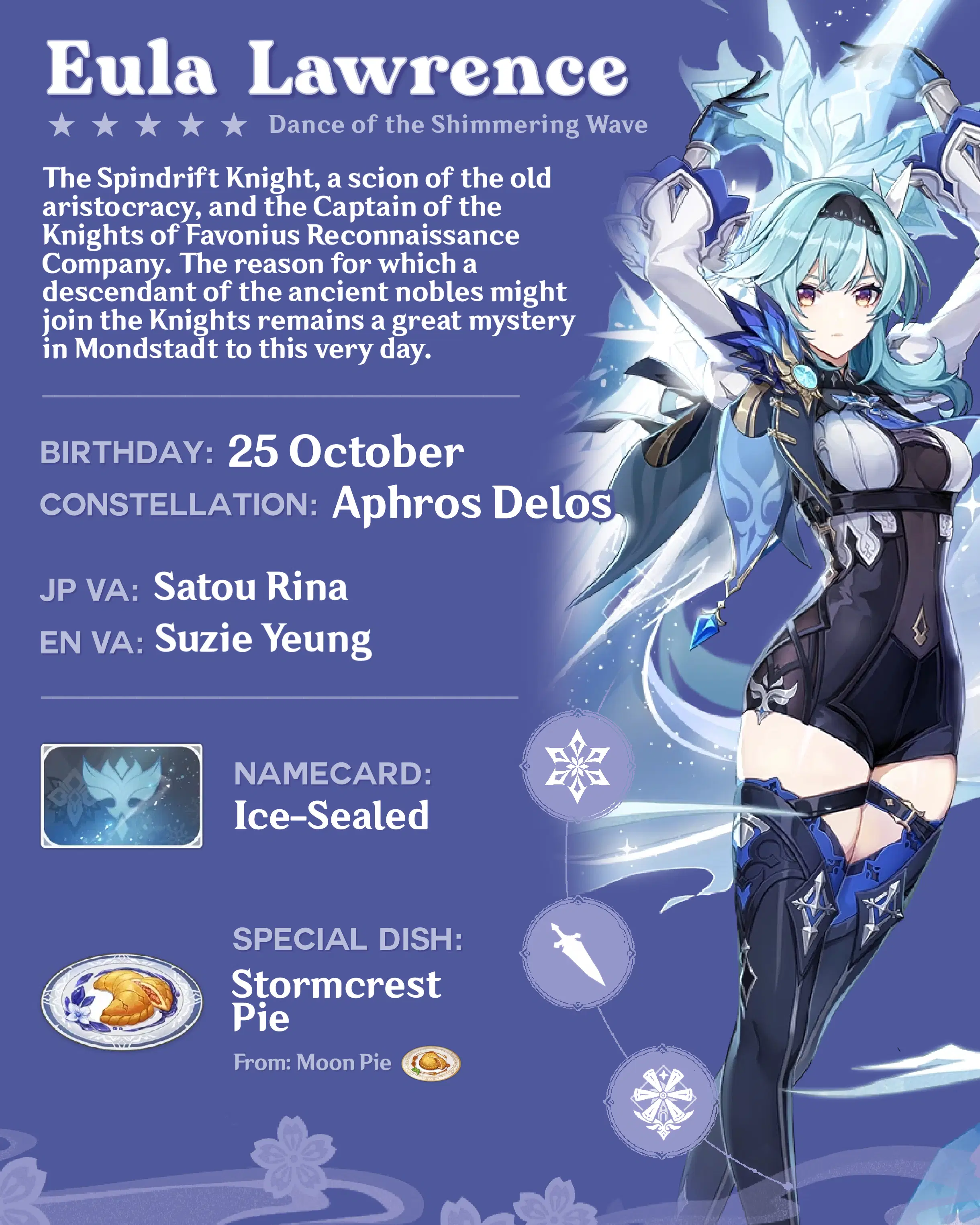 [3.8. Guide] Eula Build ⚜️ (Physical On-Field DPS) Genshin Impact | HoYoLAB