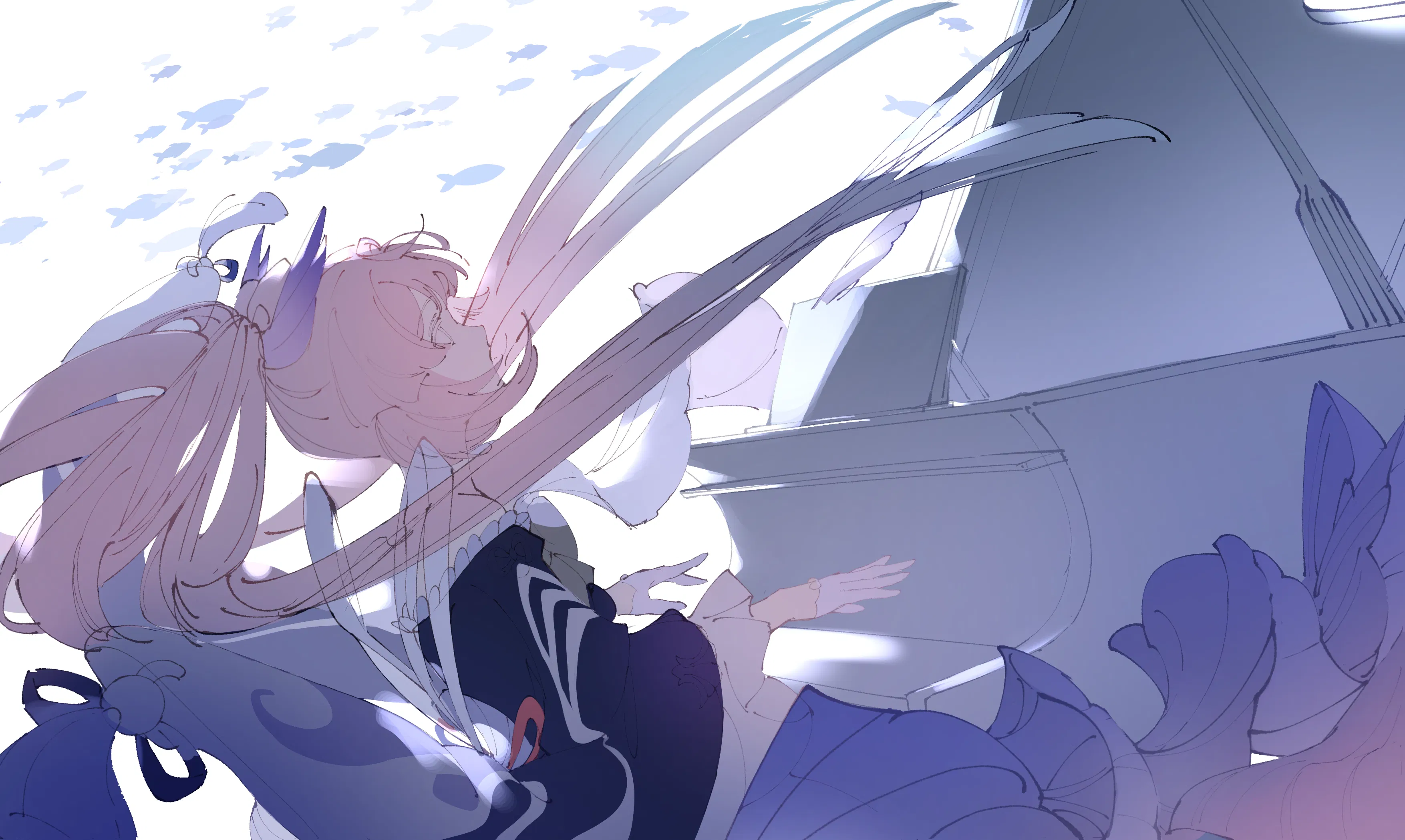 Celestial fallen into the goblet of ocean Genshin Impact | HoYoLAB