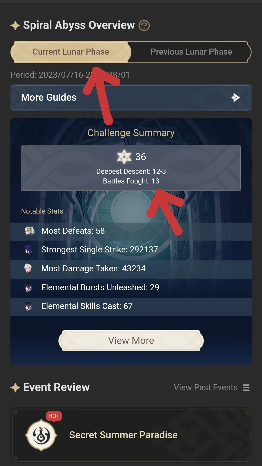 Current abyss vs previous abyss. Its crazy how many times i redo that ...