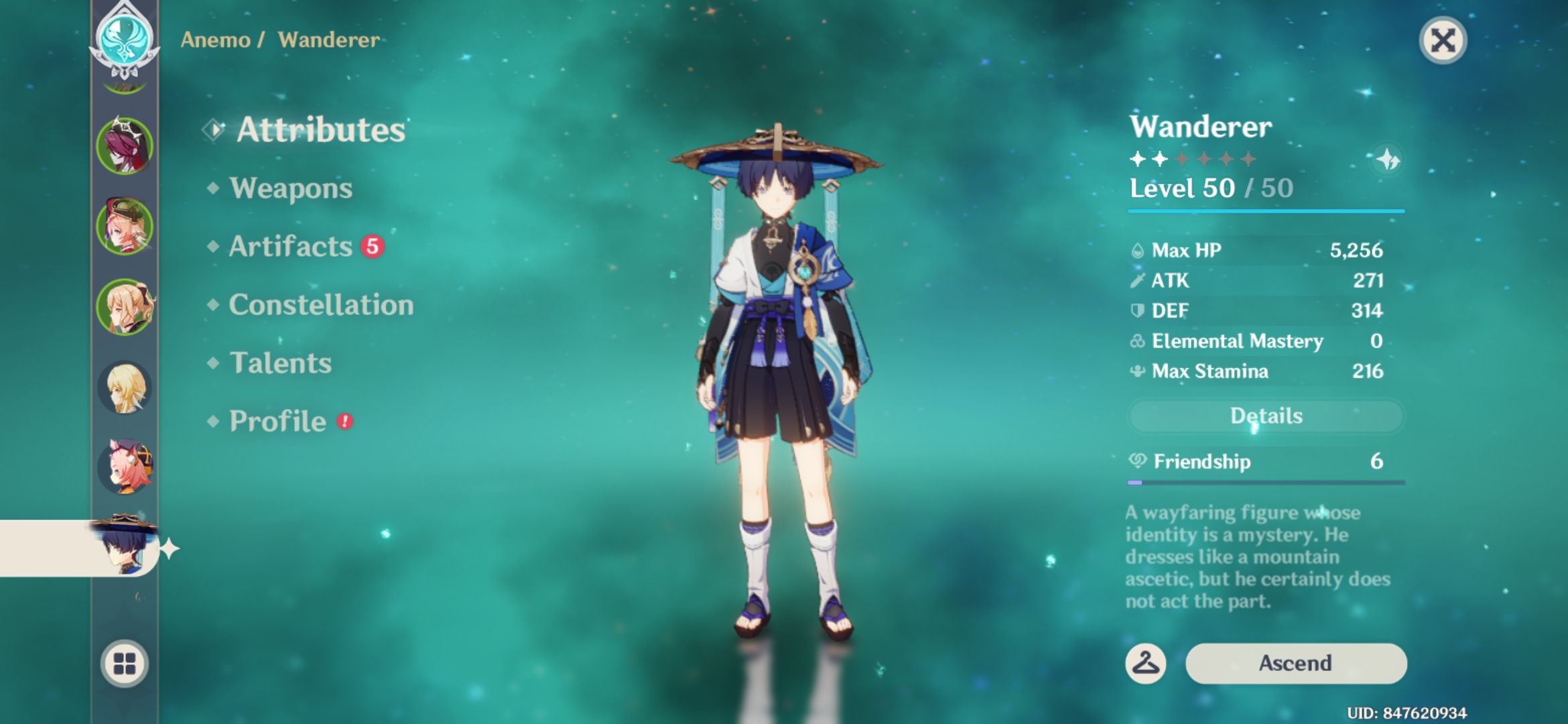 i need help with wanderer builds! Genshin Impact | HoYoLAB