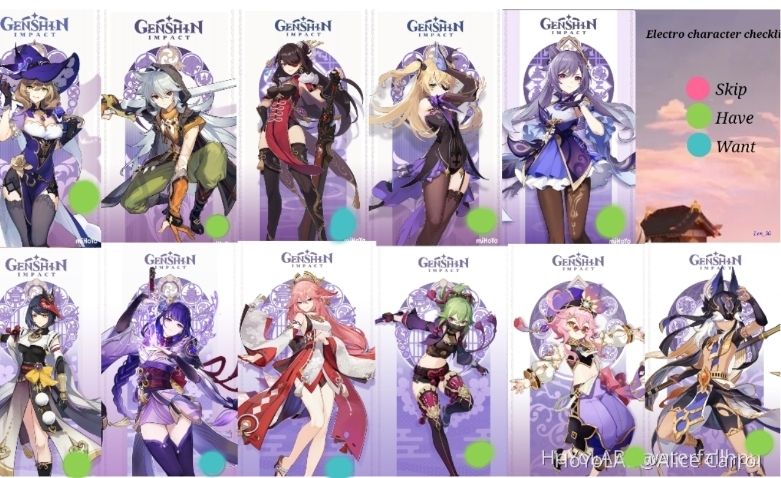 Electro characters! Genshin Impact | HoYoLAB