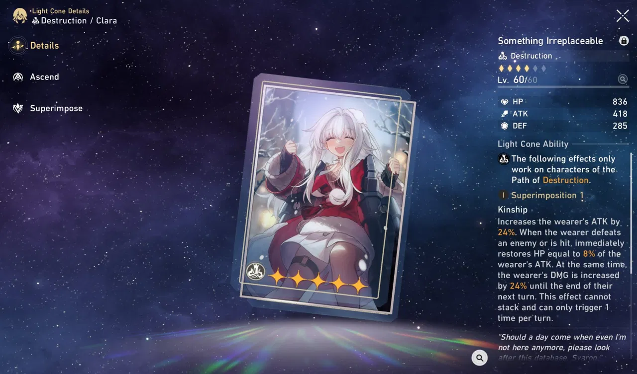 【V1.2】｜Light Cone Evaluation｜The Unreachable Side｜Blade’s Five-Star ...