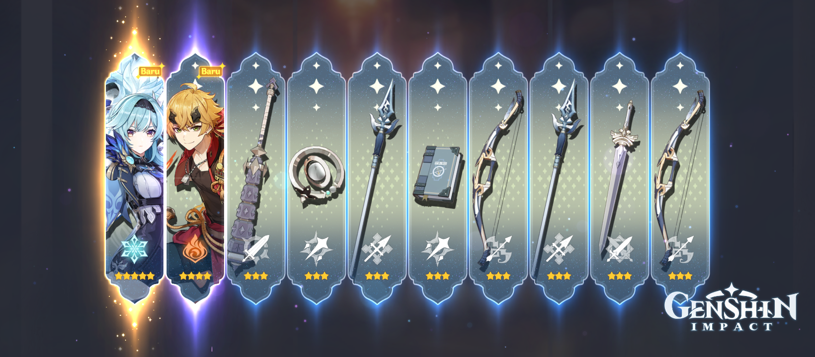 Tarikan hari ini!! Lumayan beruntung^^ Genshin Impact | HoYoLAB